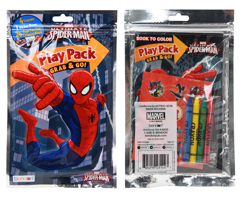 Spiderman Grab n Go Play Pack – Toy World Inc B2B