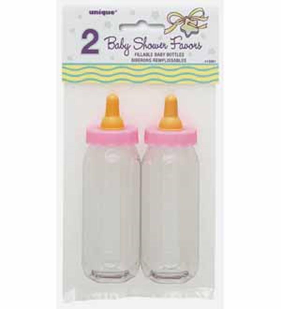 Pink Fillable 5 inch Baby Bottle Favor, 2ct – Toy World Inc B2B