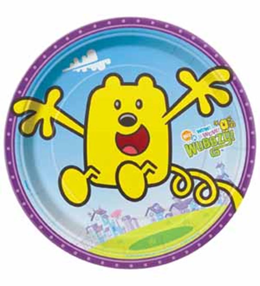 Wow Wow Wubbzy Plate (S) 8ct – Toy World Inc B2B