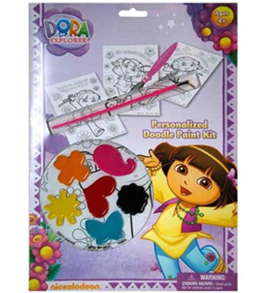 Dora Doodle Paint Kit 10pc Set – Toy World Inc B2B