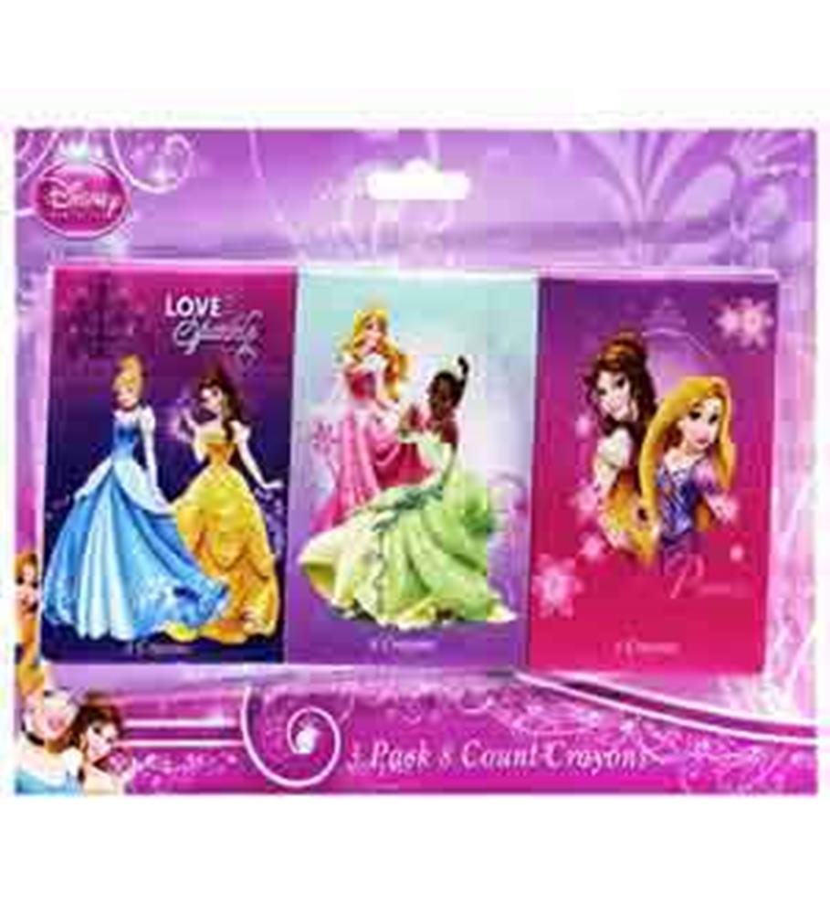 Disney Princess Crayons 8pc 3ct – Toy World Inc B2B