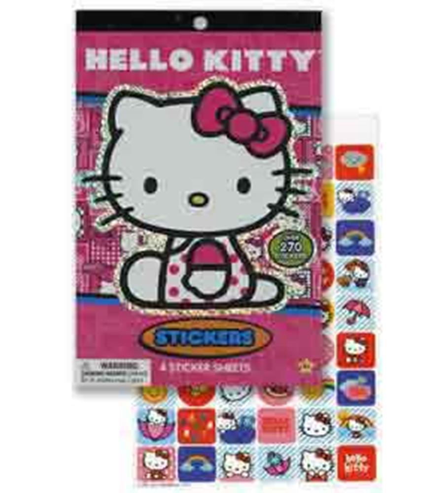 Hello Kitty Sticker Pad Over 270 Sticker – Toy World Inc B2B